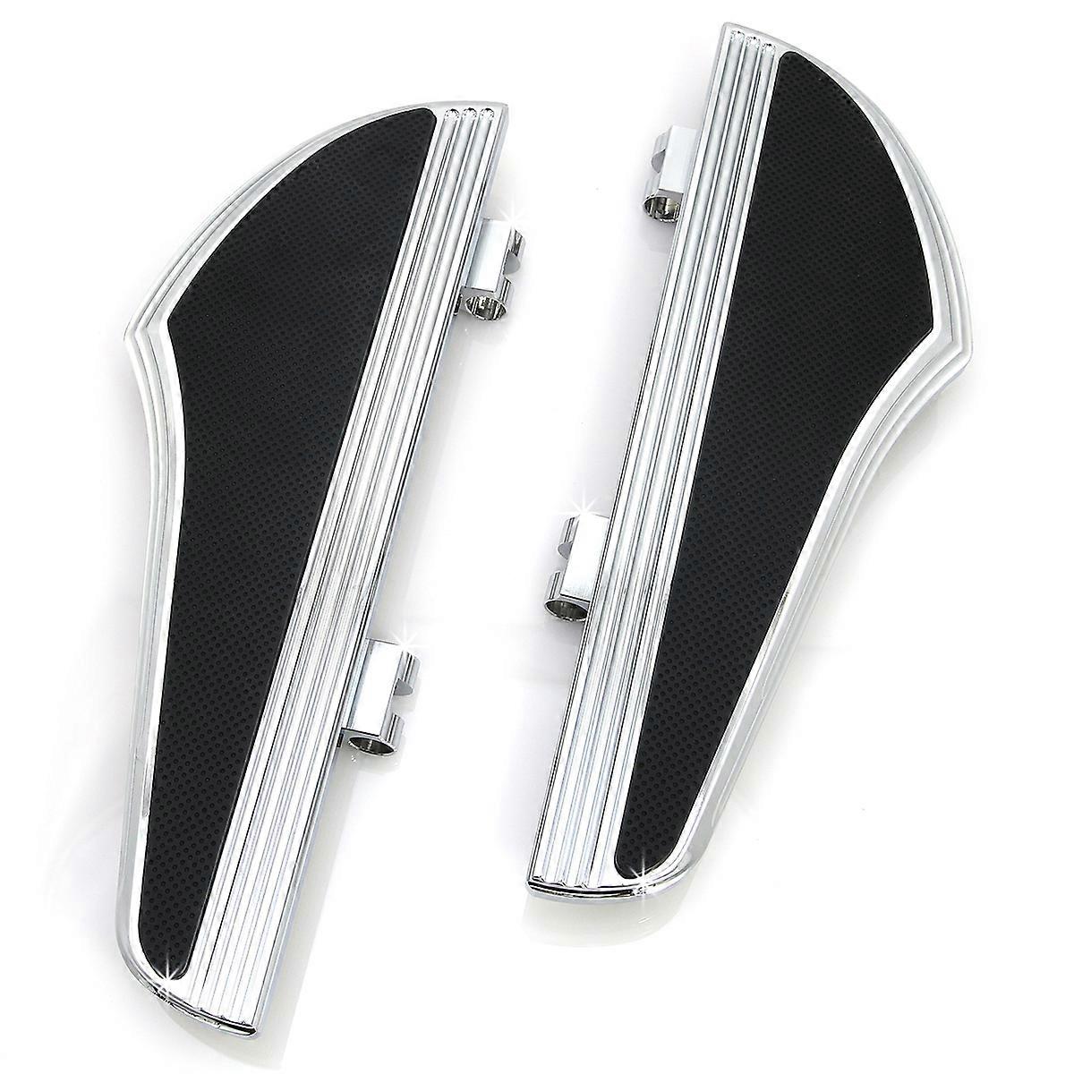 Chrome Defiance Rider Footboard floorboards Kit for harley street glide ...