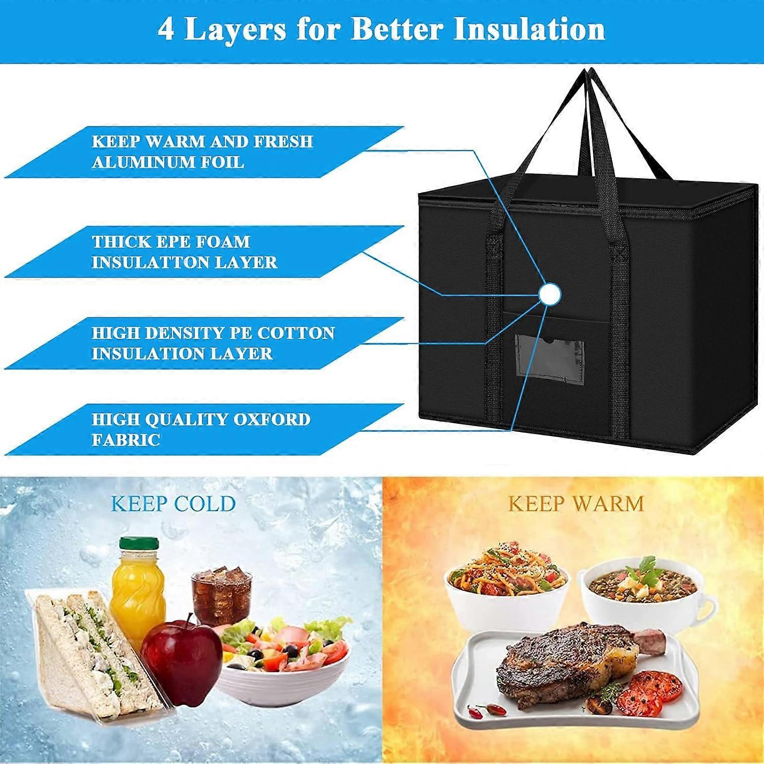 Soft Cooler Bag, 40L Large Cool Bag, Grocery Shopping Bags, Picnic Bag ...