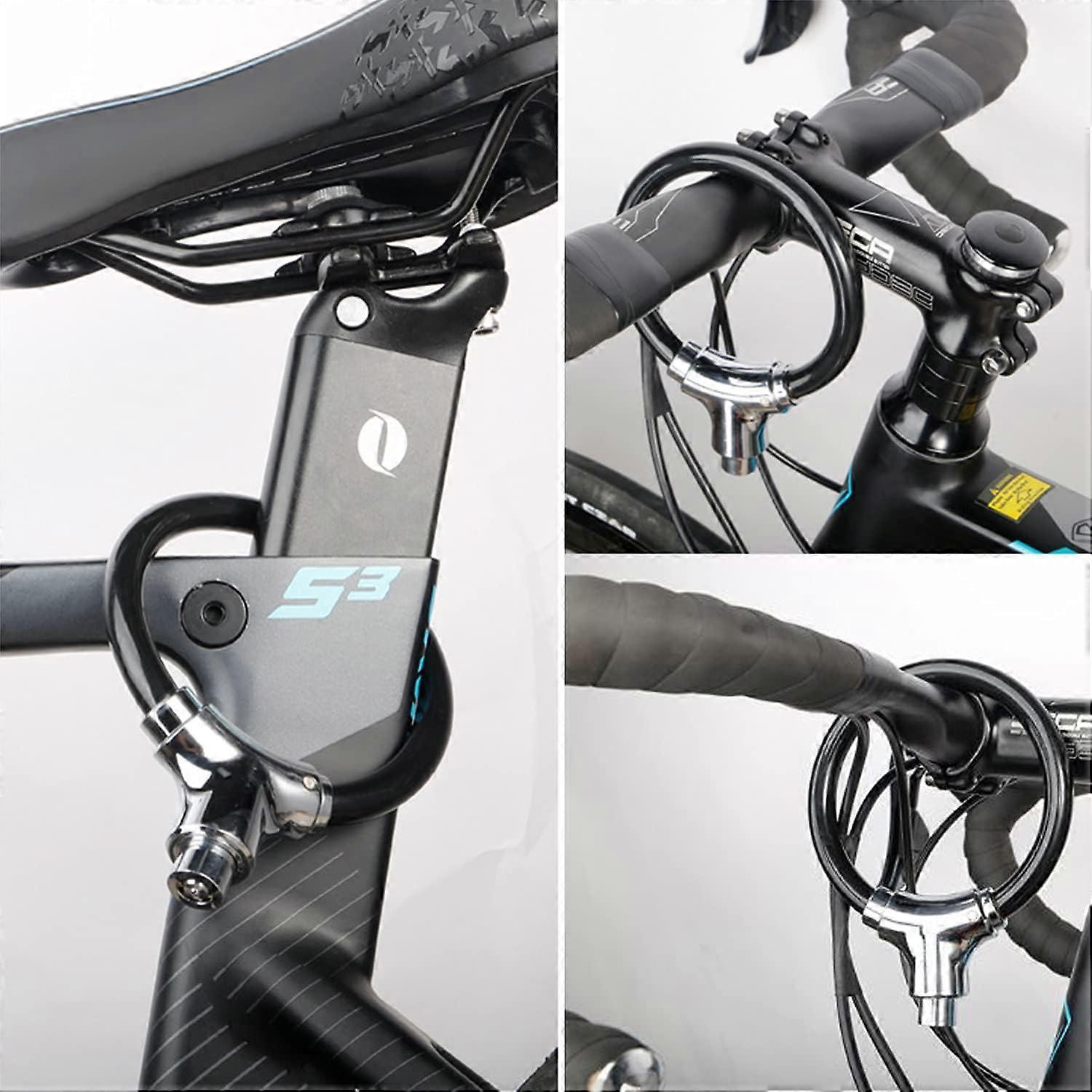 Bike Lock, Cable Lock, Bike Lock with Key, Electric Scooter Lock, Very Strong, Very Safe, For ...