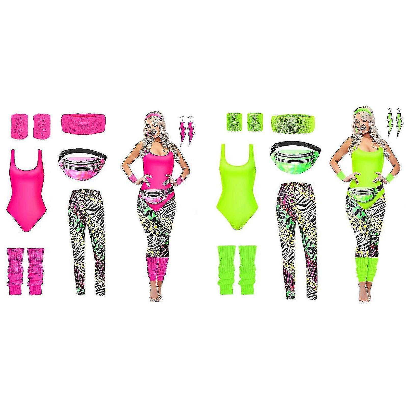 Dámský kostým 80. léta 90. léta Outfit Dámská sada, 80. léta Doplňky ...