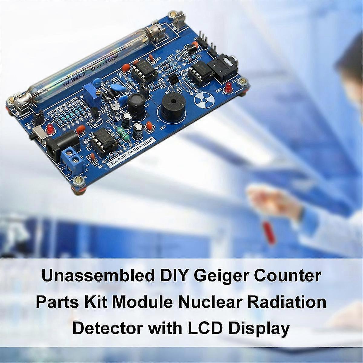 Diy Assemble Geiger Counter Kit Counter Module Nuclear Radiation ...