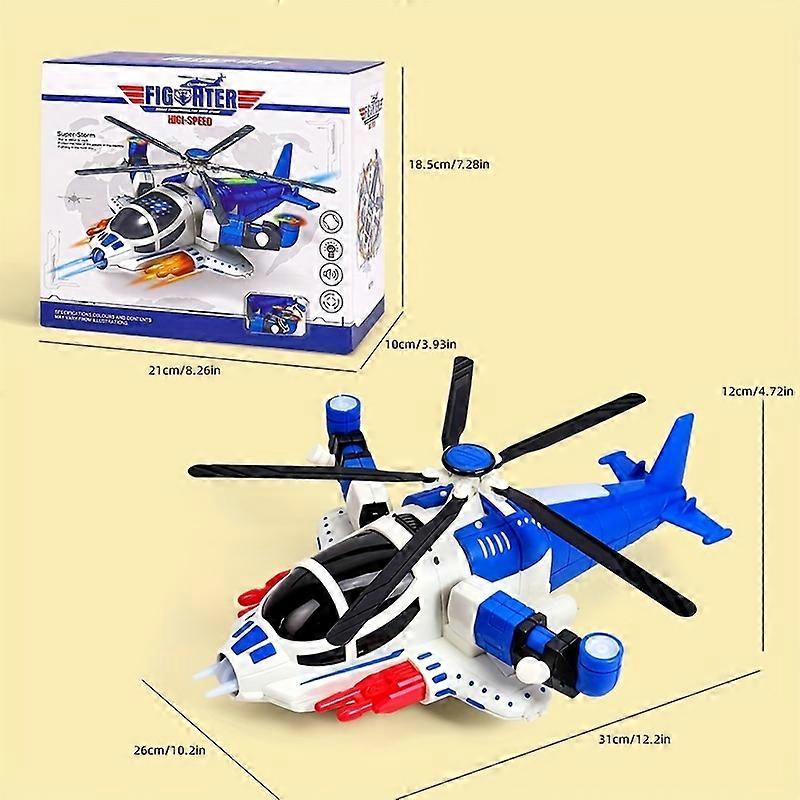 Electric Universal Transformable Fighter Childrens Toy Light Music ...