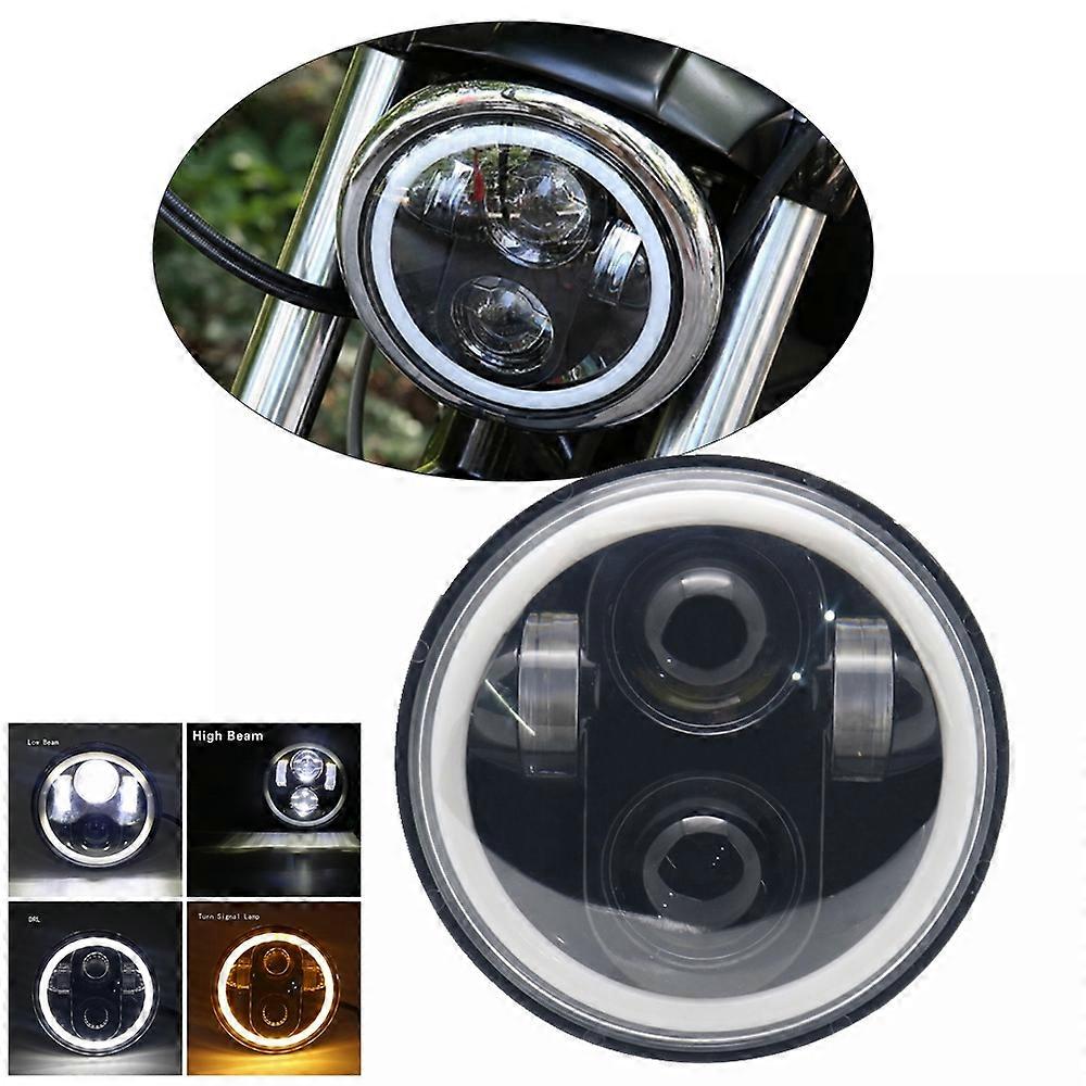 Motocross 5.75 inch LED Headlight Vehicle Lighting For Honda Shadow VT ...