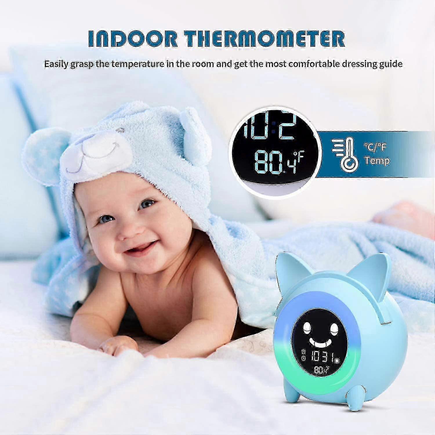 Alarm Clock For Kids, Sleep Trainer For Kids, Bedroom Wake Up Clock ...