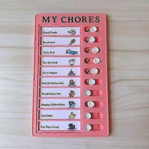 Memo Plastic Board Chores Checklist Board, My Chores Chart Board For Kids Children, List Board ...