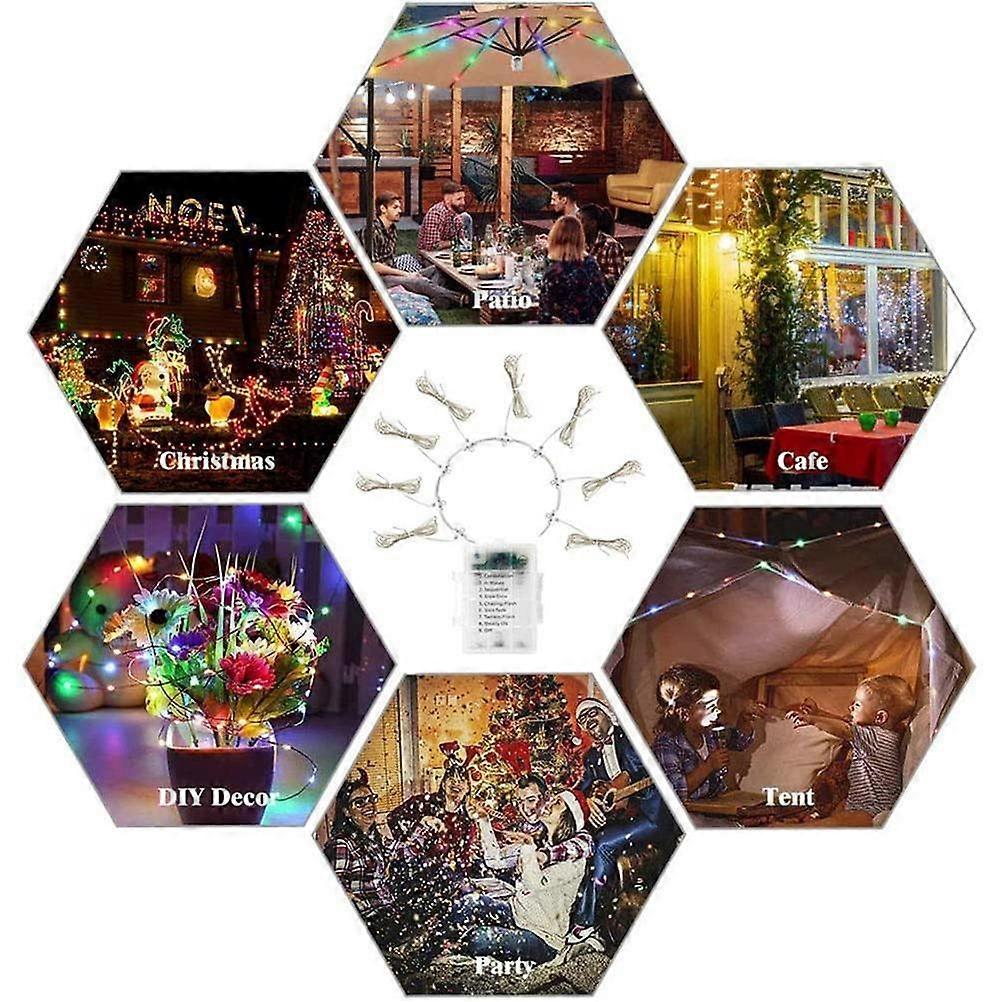 Outdoor Patio Umbrella Light Strings LED Umbrella Lamp with Remote ...