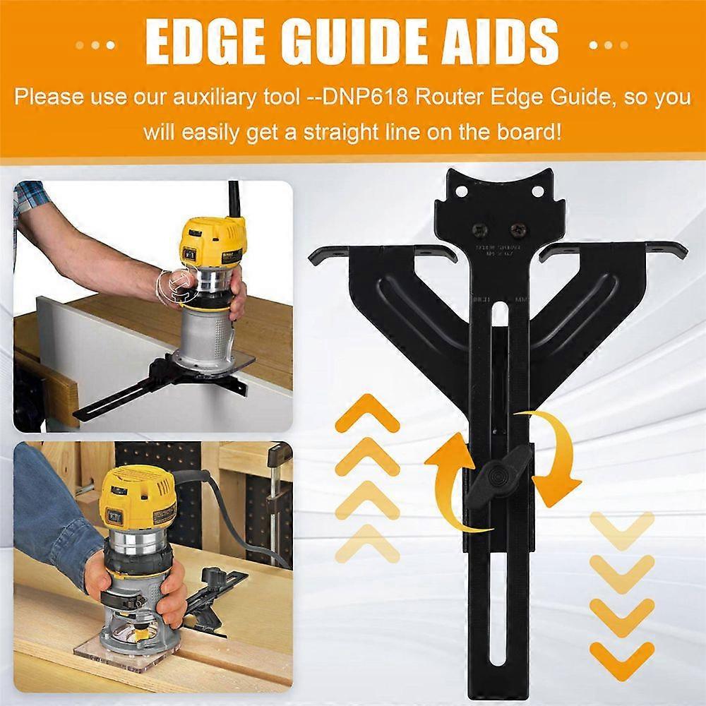 Router Edge Guide for Fixed Base Compact Router (DNP618), Straight Edge ...