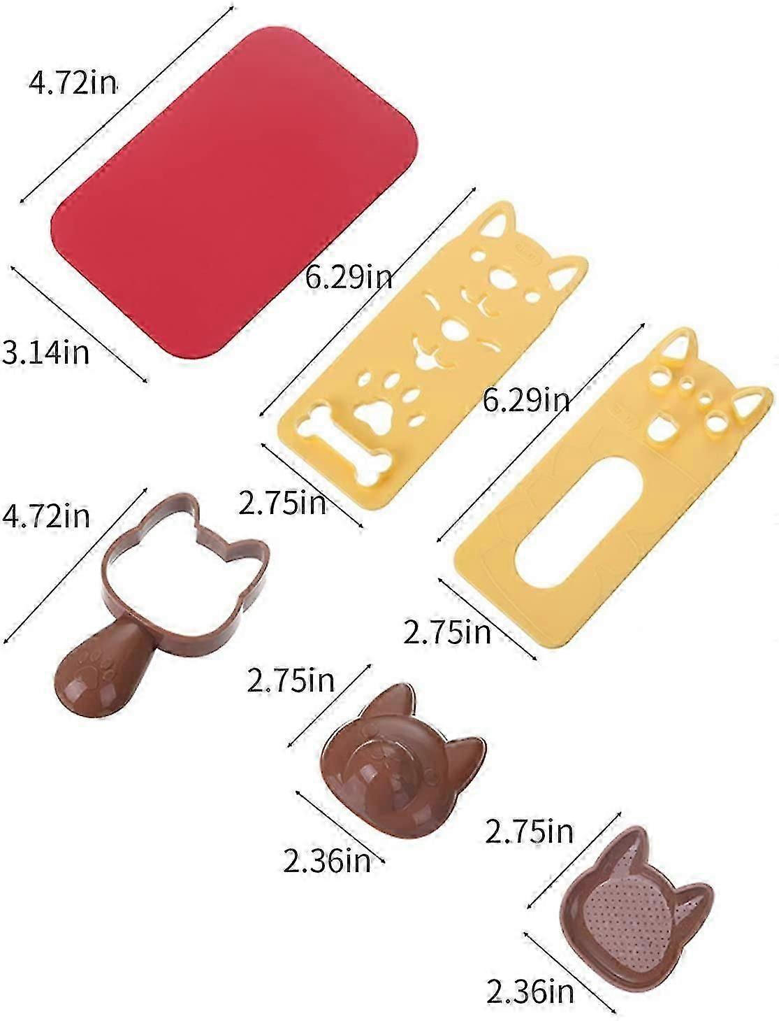 Rice Ball Molds for Kids Cute Dog Pattern Sushi Mold Rice Shaper ...