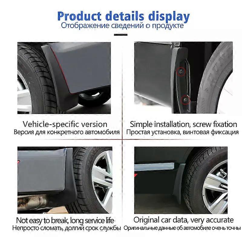 unique Mudguard For Honda Fit Jazz GK 3rd Gen 2018-2020 Front Rear 4pcs ...