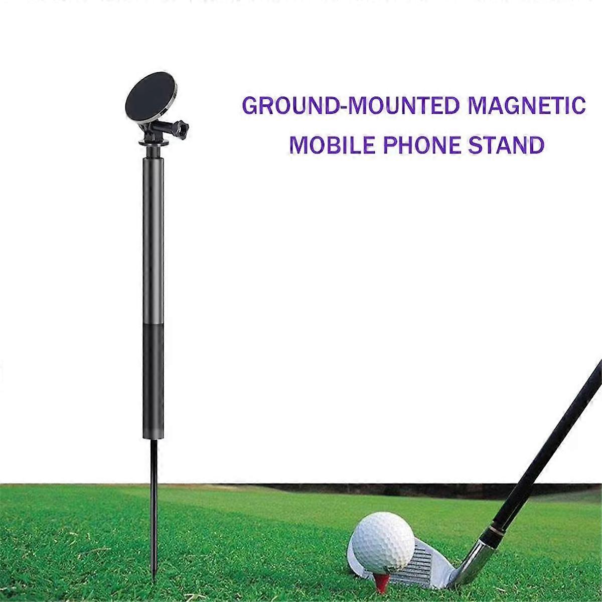 Golf Monopod Magnetic Selfie Stick with Spike Stake,Outdoor Swing ...