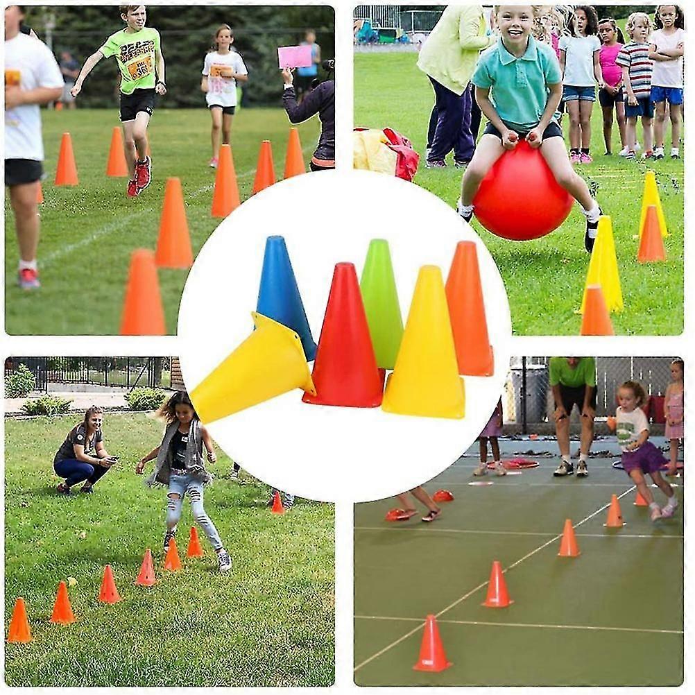 3 in 1 Kids Outdoor Ring Toss Game Set Children Traffic Cone Bean Bags ...