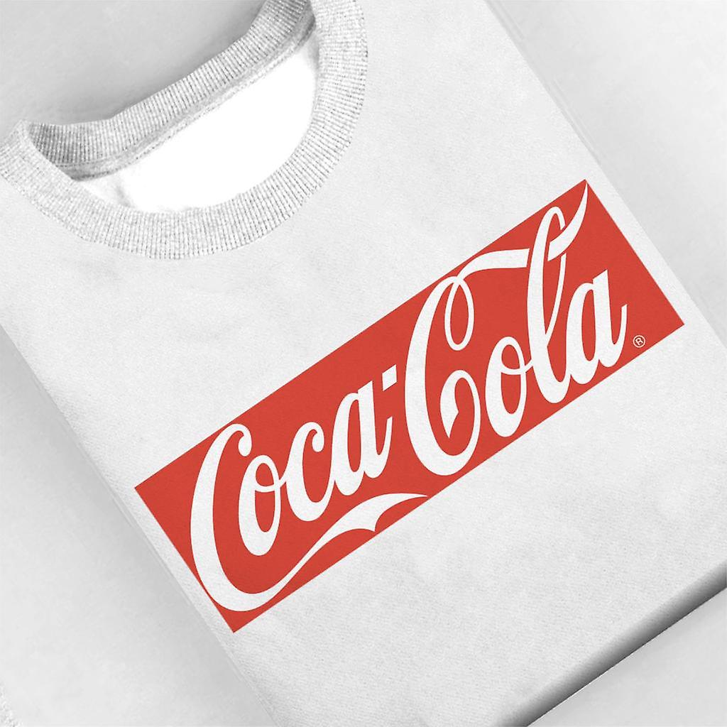 Coca Cola Block Logo Women's Sweatshirt | Fruugo UK