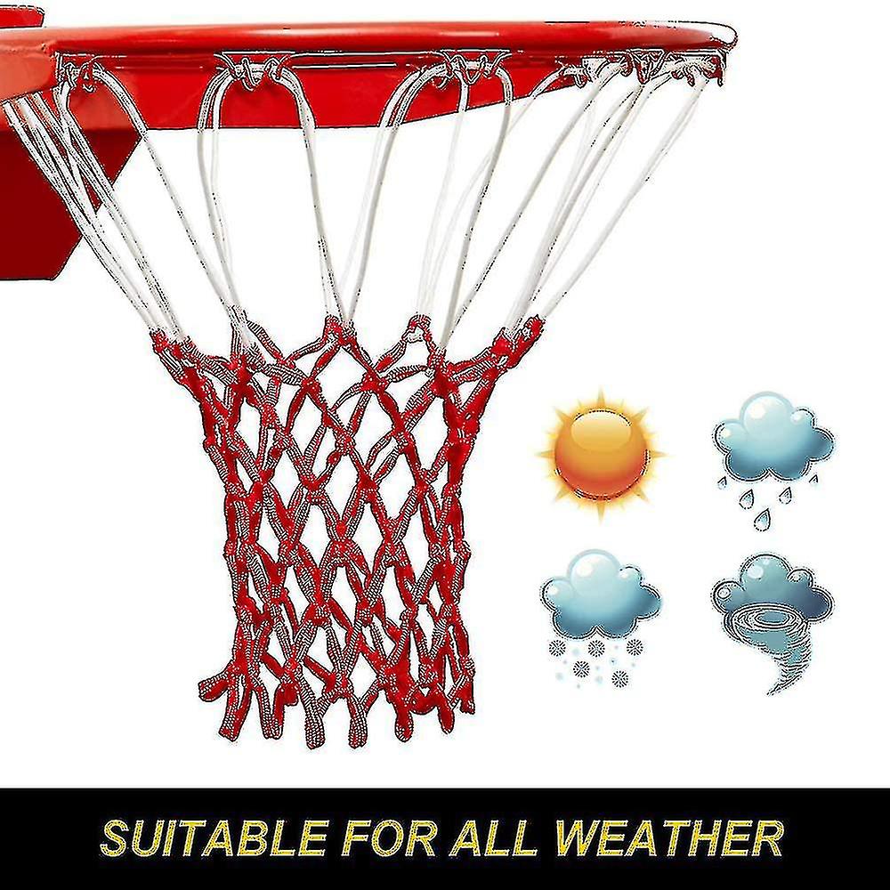 2 Professional Heavy Duty Basketball Net Replacement - Fits Standard ...