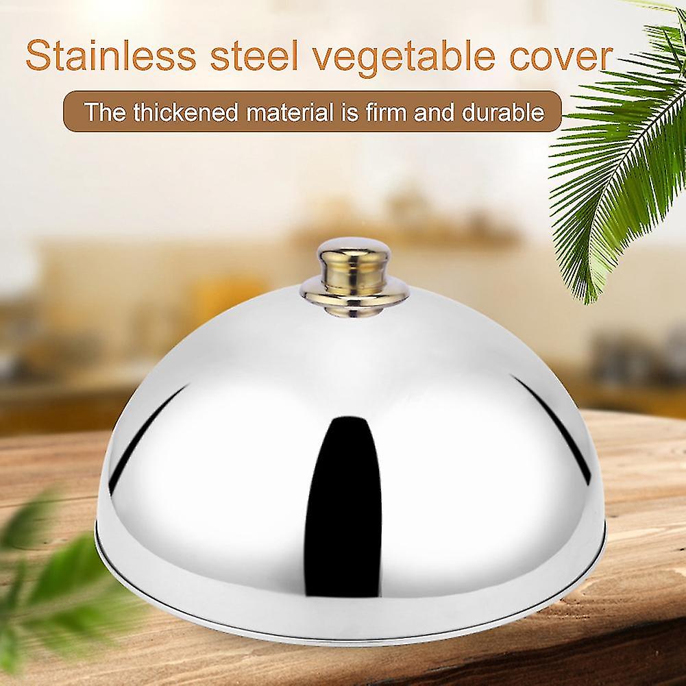 Stainless Steel Dome Dish Cover Table Food Cover Food Cover Western ...