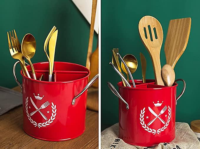 Kitchen Utensil Rack, Large Covered Rack With Stainless Steel Handles ...