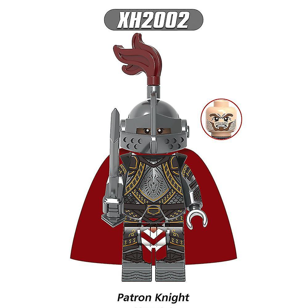 8pcs/set Medieval Knight Action Figures Building Blocks Toy Battle ...