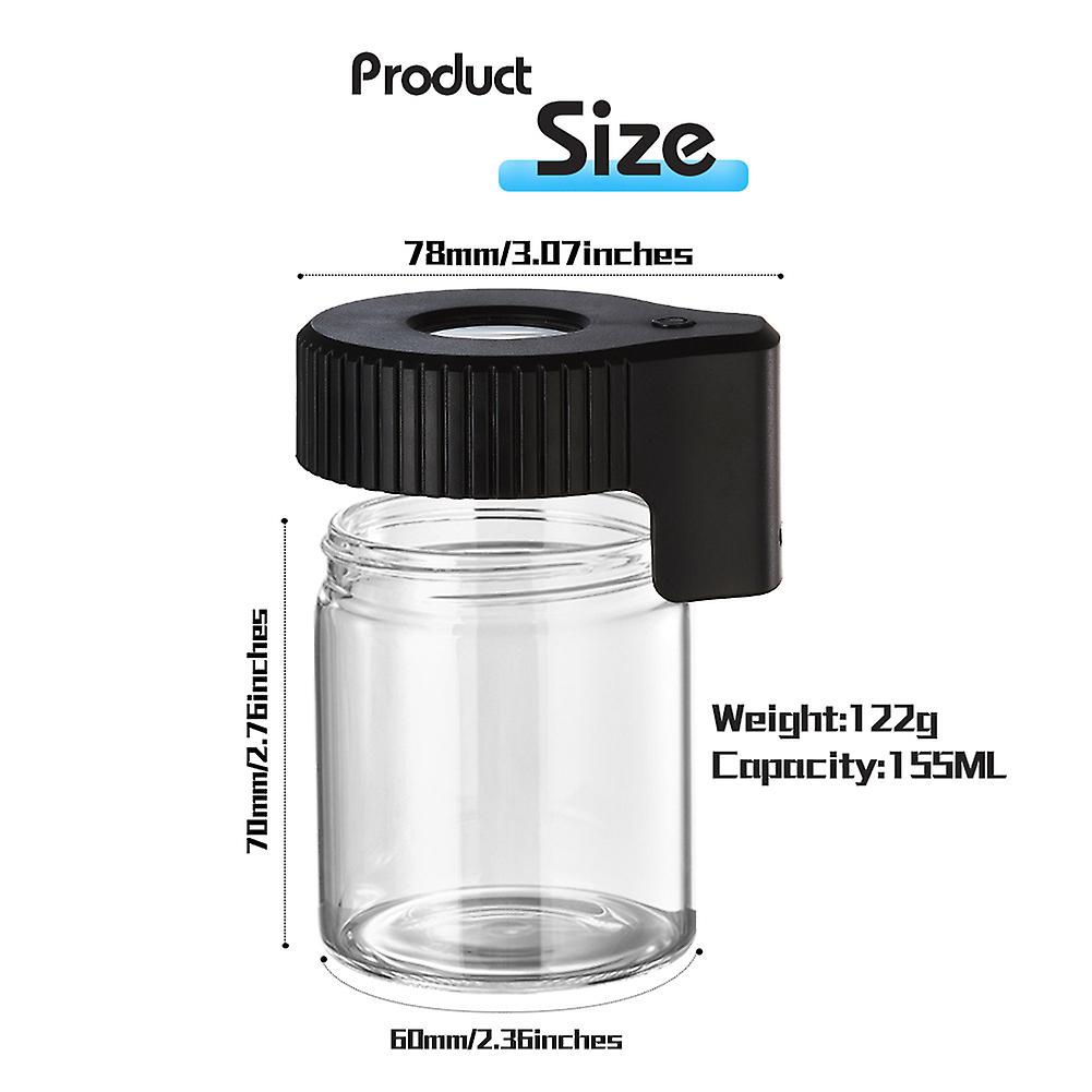 Household LED Food Storage Tank Moisture-proof Snack Storage Box for ...
