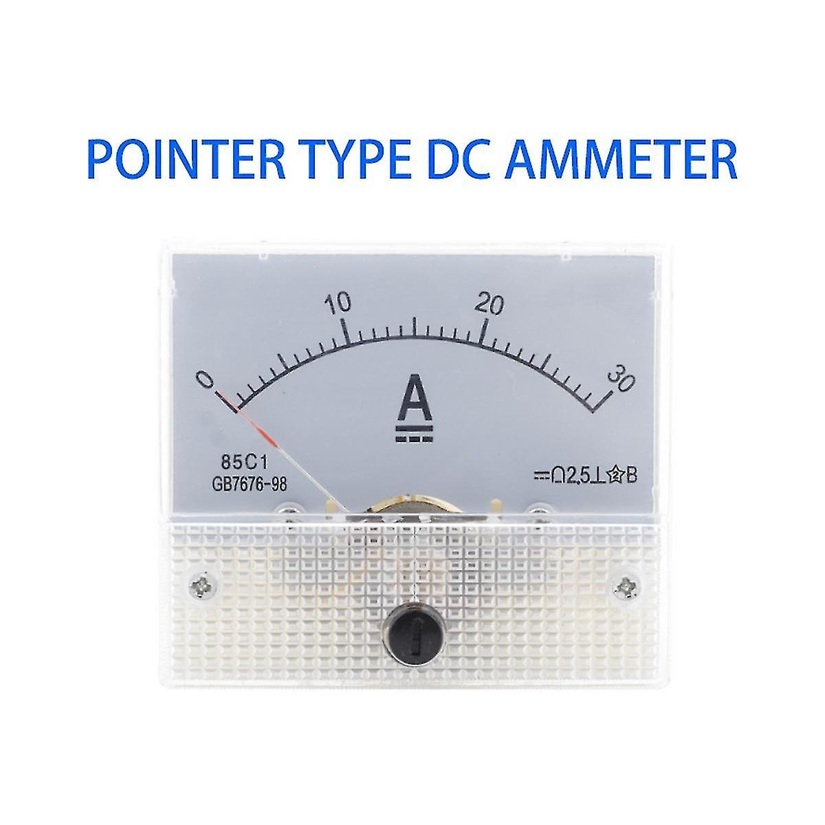 85c1- 30a Voltmeter Pointer Ammeter Panel Meter | Fruugo UK