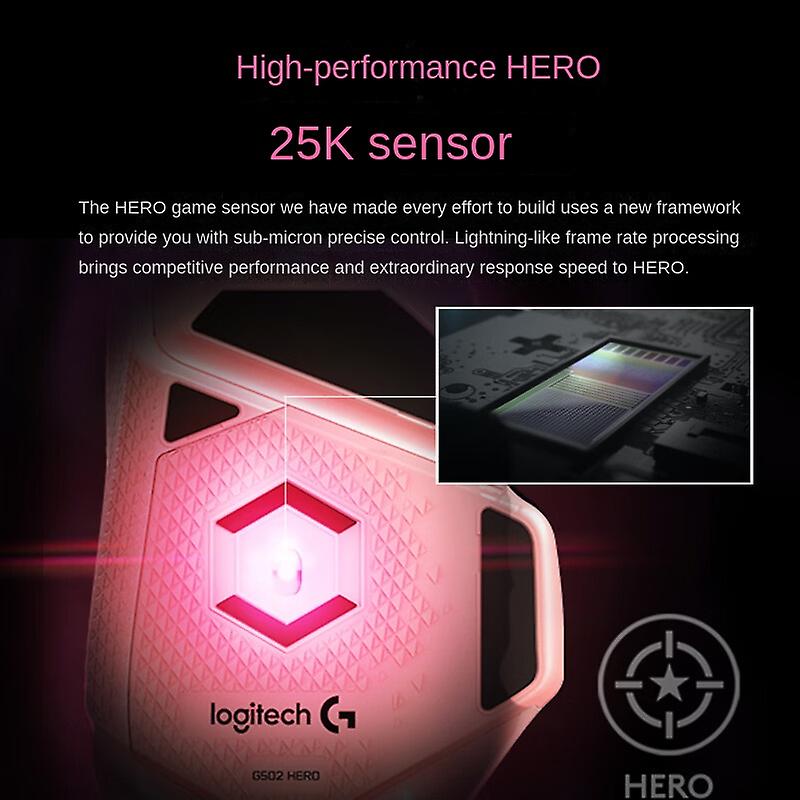 Logitech G502 HERO SG Wired Gaming Mouse LOL | Fruugo UK