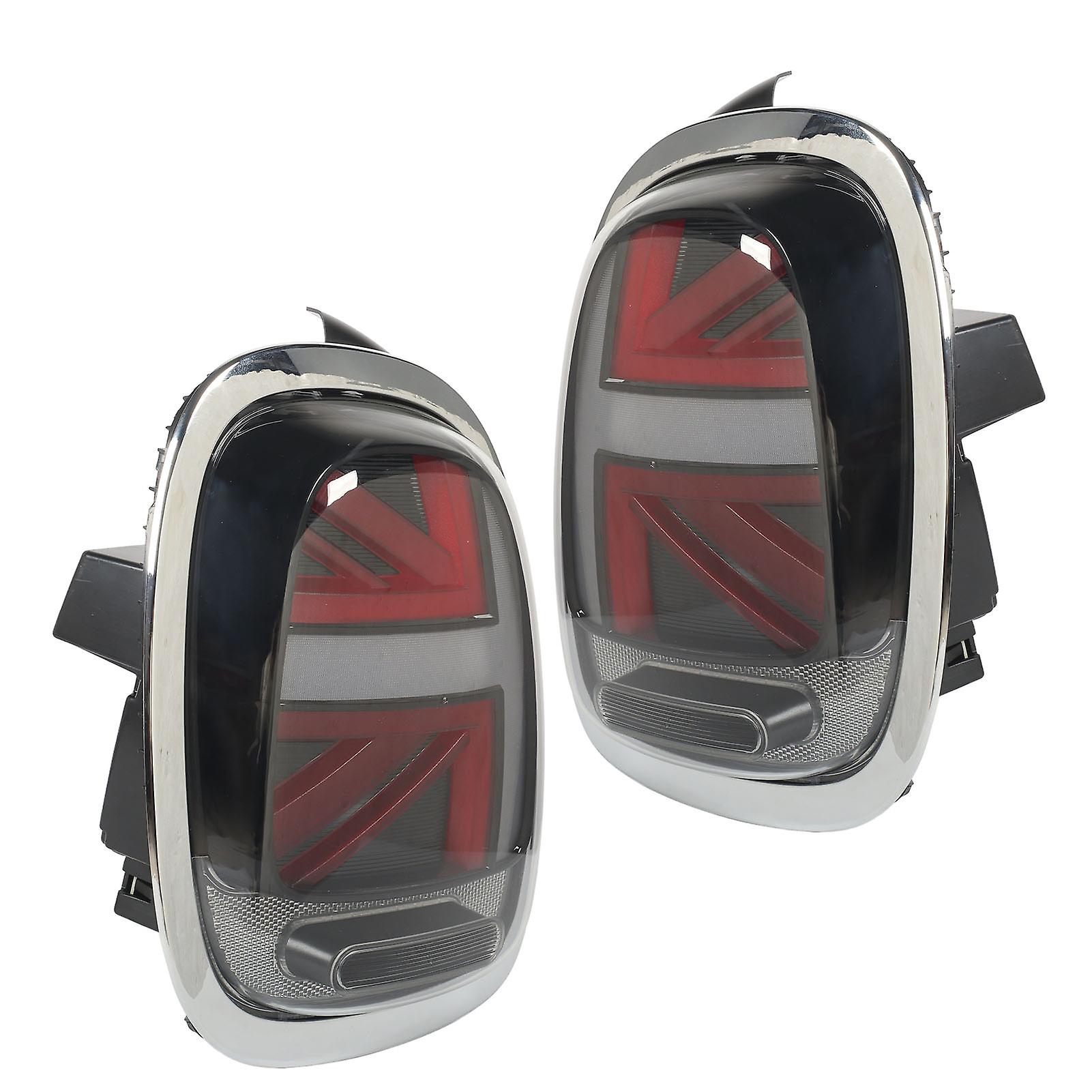 Full LED Union Jack Tail Lights With Sequential Turn Signal for Cooper ...