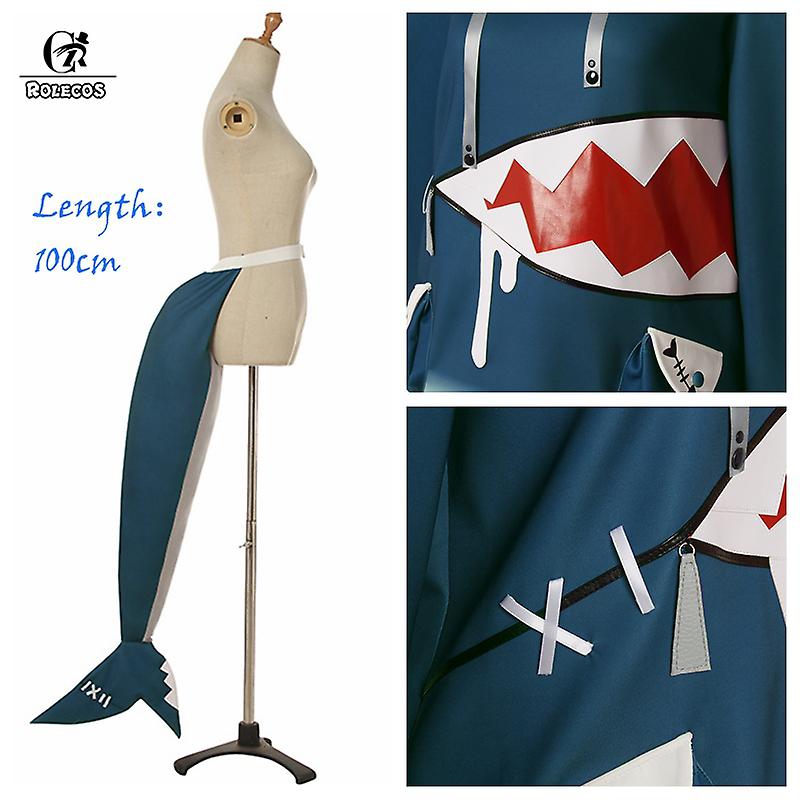 Hololive Gawr Gura Cosplay Costume Eng Shark Costume For Women ...