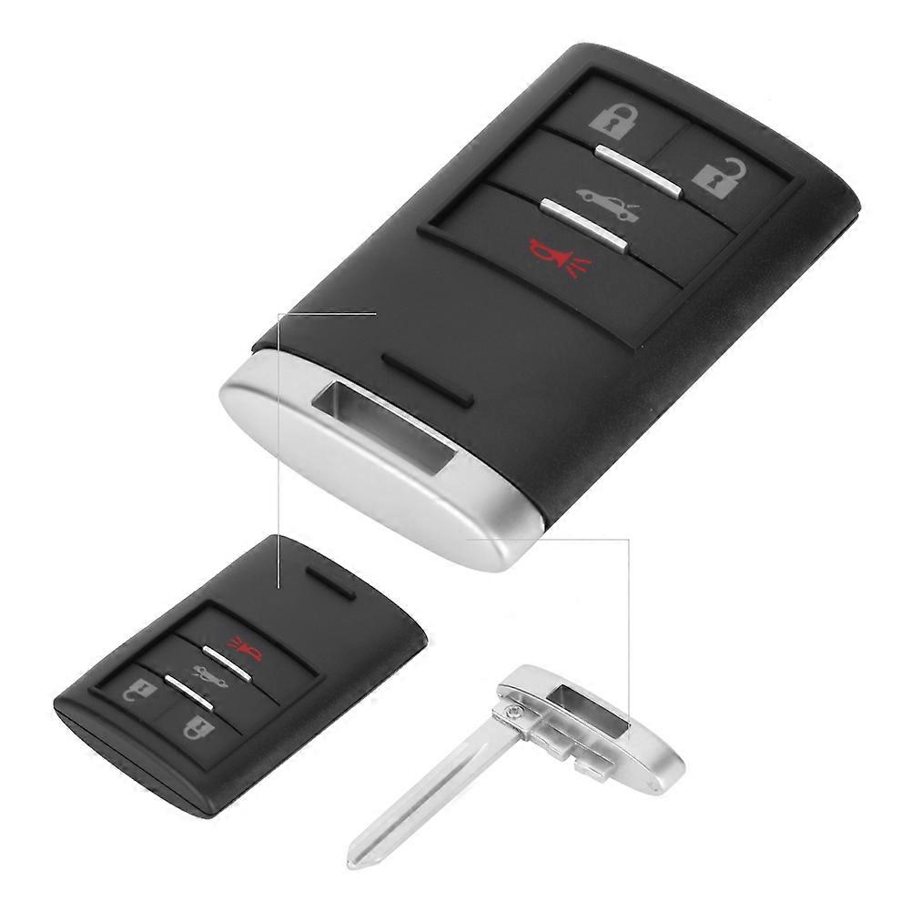 Durable Textured 4 Button Car Remote Smart Key Fob Case Shell Fit for ...