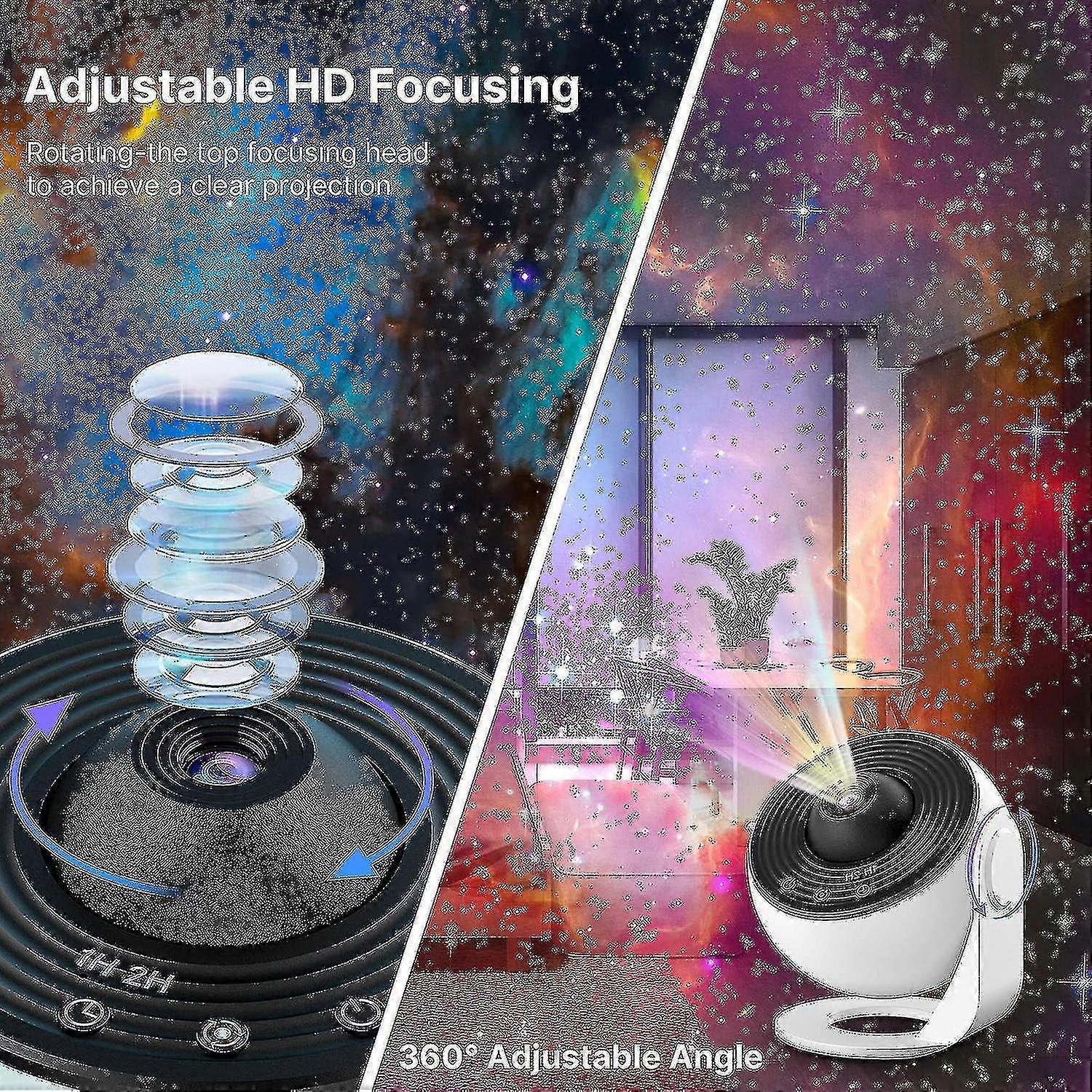 Planetarium Star Projector, Galaxy Projector, Realistic Starry Sky ...
