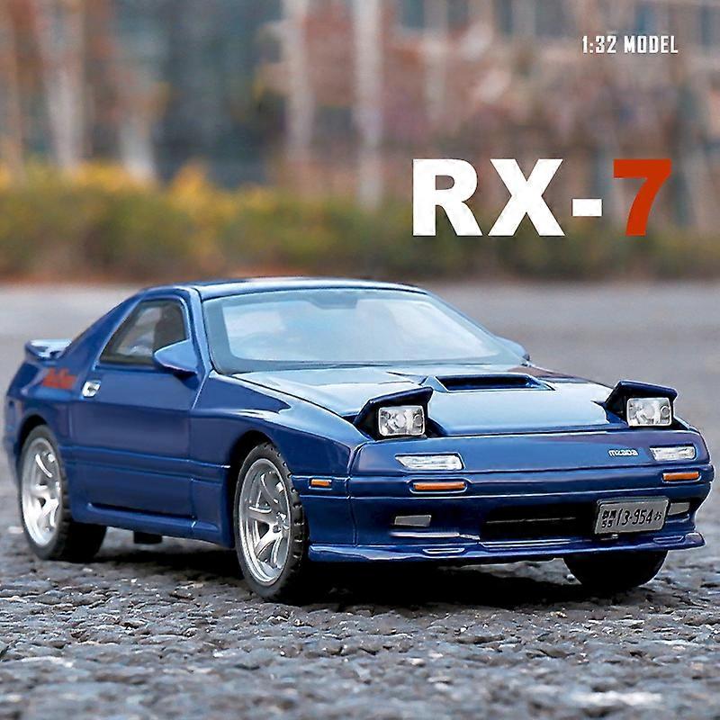 1:32 Mazda RX7 FC INITIAL D Mazda MX5 Alloy Model Car Toy Diecasts ...
