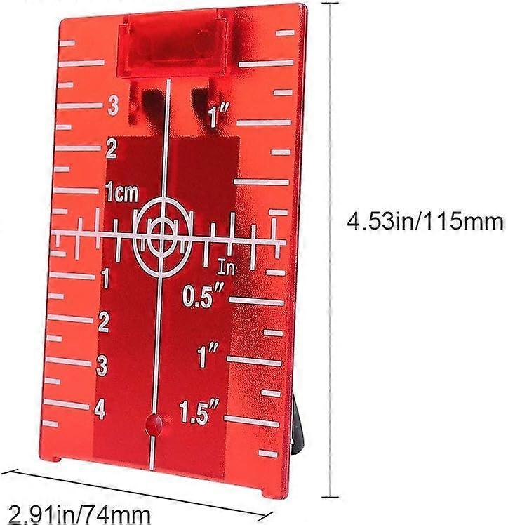 Red Laser Target, Magnetic Laser Target with Reflectors, for Use with ...