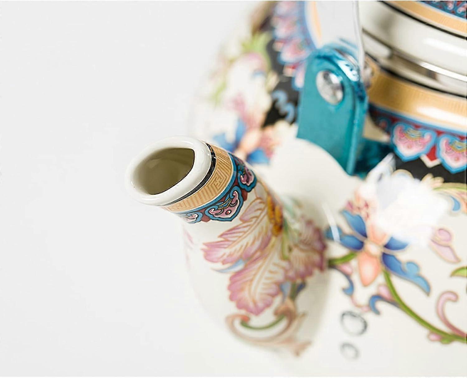 Vintage Kettle Induction Kettle Gas Kettle 2.4l, Enameled Teapot For ...