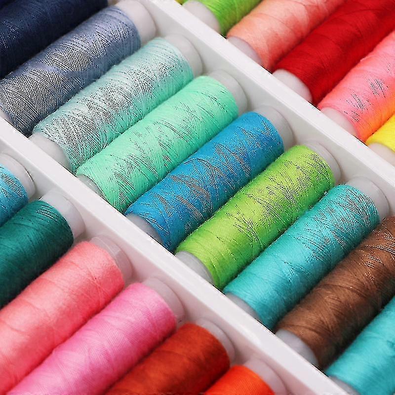 50 Different Colors Polyester High Quality Sewing Threads, 150 Yards ...
