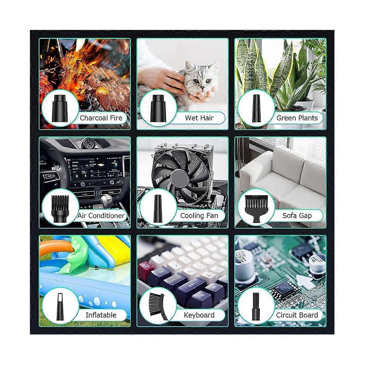 Compressed Air Spray Dust Blower Electric Dust Blower Keyboard Cleaning ...