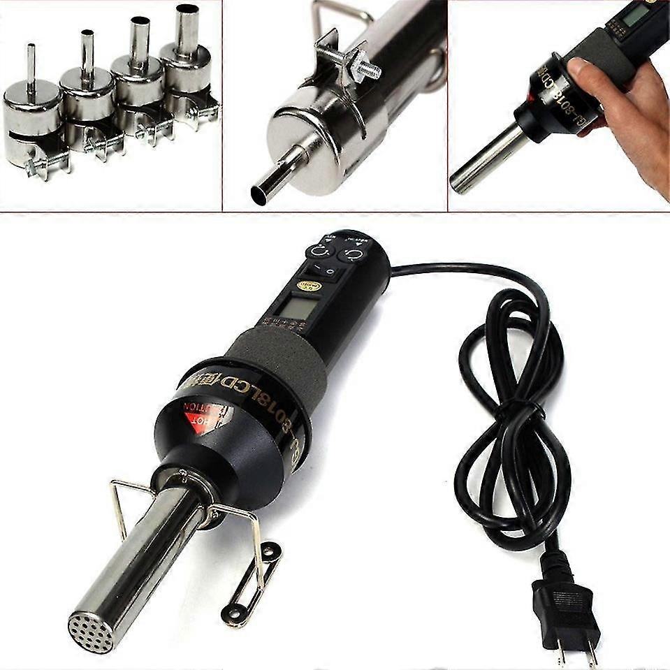 450w 450 Degree Lcd Adjustable Electronic Heat Hot Air Gun Desoldering ...