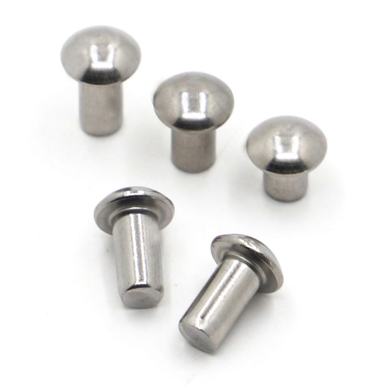 GB867 304 A2-70 Stainless Steel Button Round Head Rivet M08 M1 M12 M14 ...