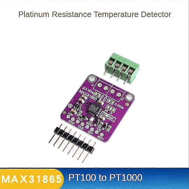 Max31865 Pt100/pt1000 Rtd-to-digital Converter Board Temperature Thermocouple Sensor Amplifier ...