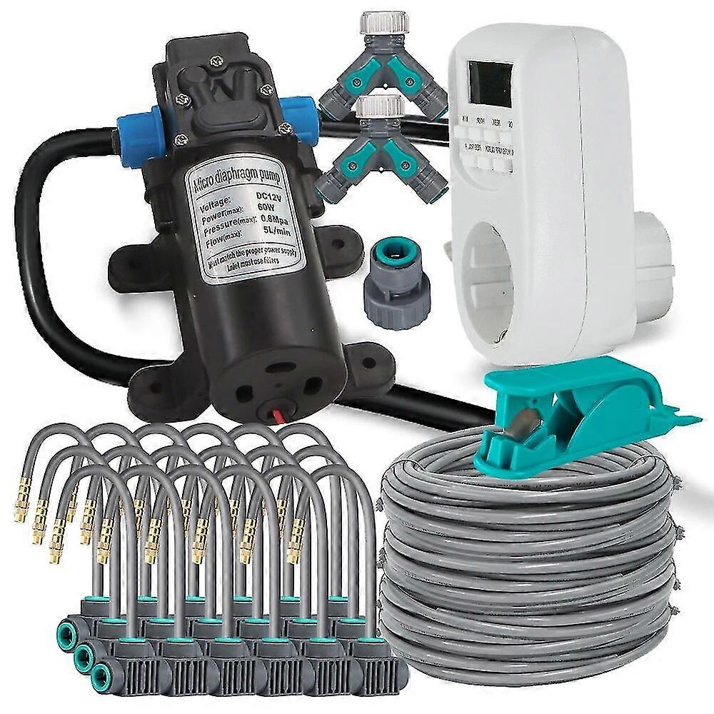 Excellent 45/60/80/100w Self-priming Pump Mist Spray Watering System ...