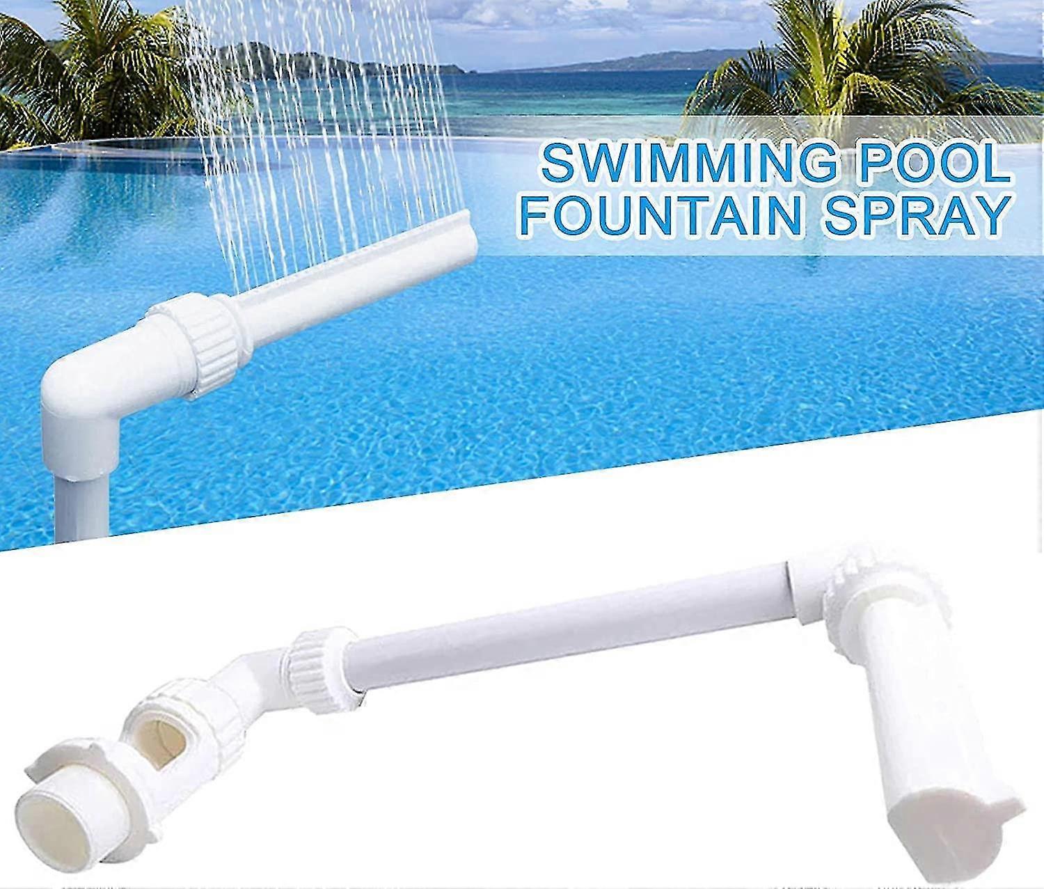 Waterfall Pool Fountain Pipe, Adjustable Swimming Pool And Spa Sprayer ...