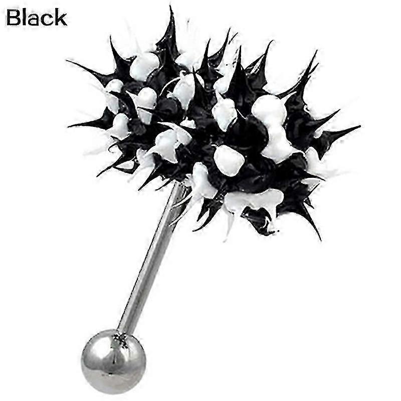 Unisex Cool Punk Hammer Shape Vibrating Tongue Bar Stud Body Piercing ...