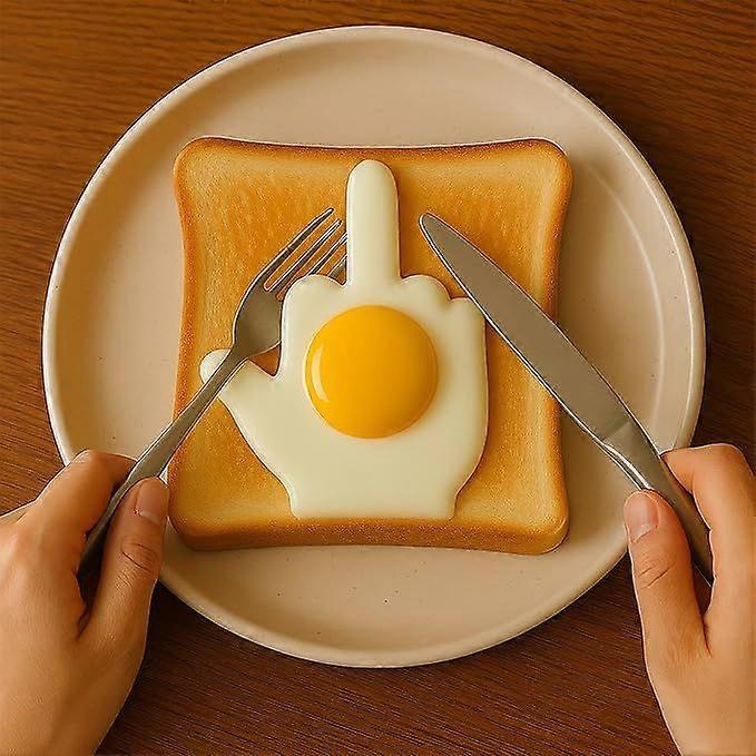 Funny Middle Finger Egg Mold,DIY Kitchen Accessories,Unique Shaped Eggs ...