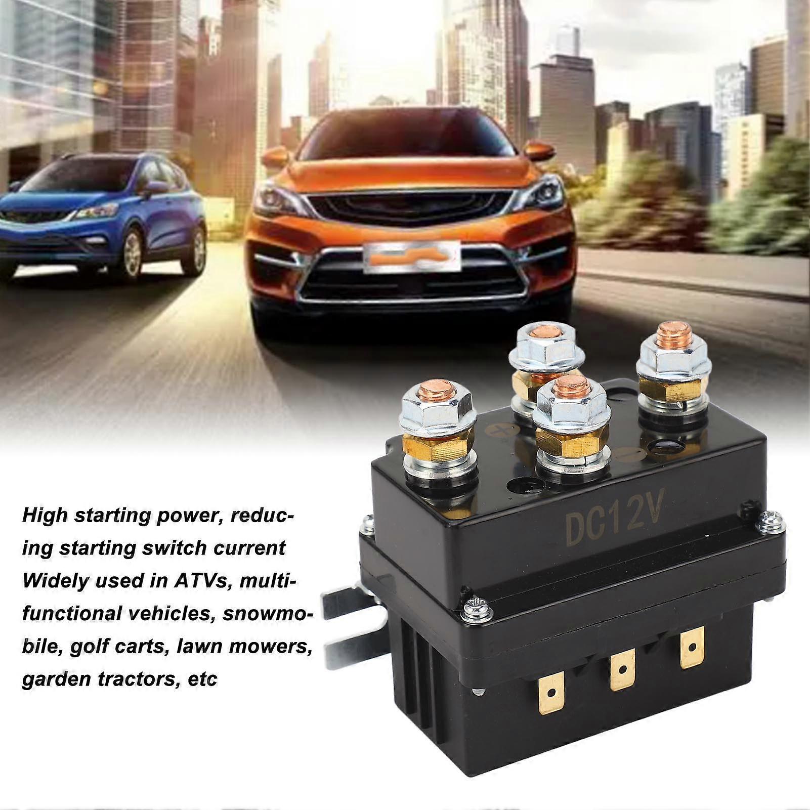 12V 500A Winch Relay Kit Remote Control Winch Relay Contactor Switch ...