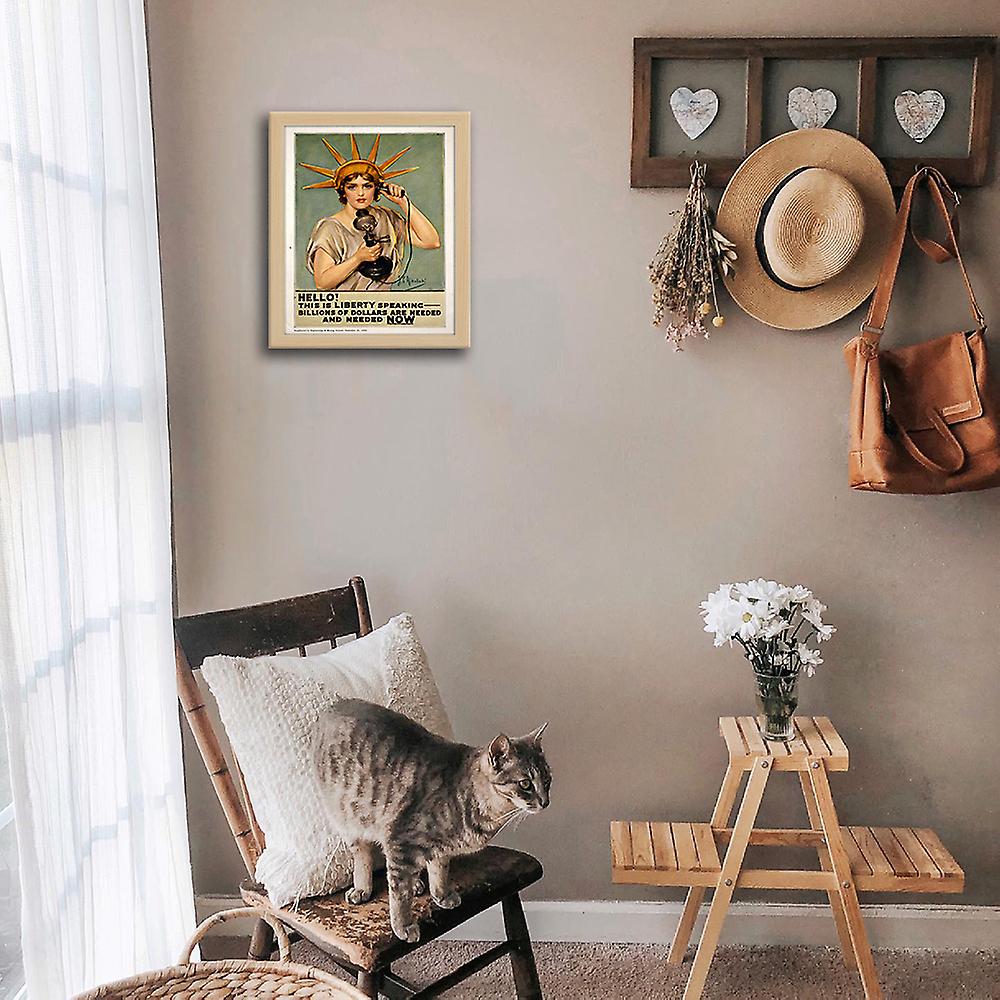 Affiche De Propagande De Guerre Vintage Hello This Is Liberty Speaking ...