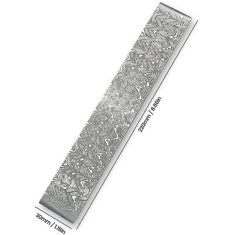 Damascus Steel Billet Patterned Steel Cutter Embryo Forging Materials ...