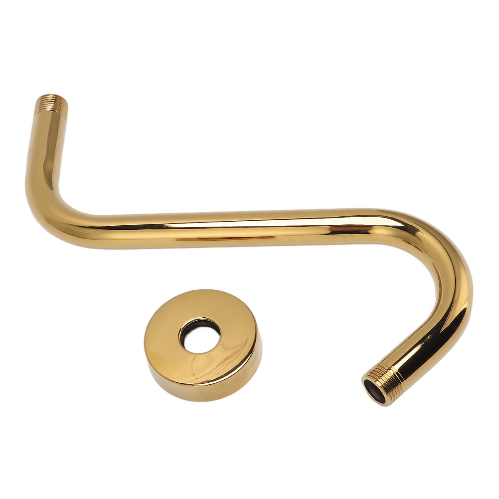 304 Stainless Steel S Shaped Shower Arm Gold S Shaped Shower Head ...