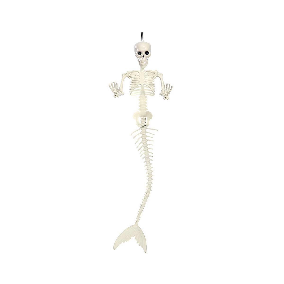 Mermaid Skeleton Halloween Outdoor Decorations, Scary Halloween ...