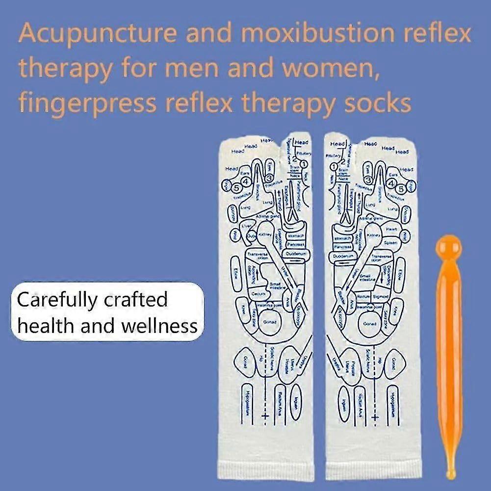 Reflexology Socks Set, Reflexology Socks with Massage Tool, Acupoint ...