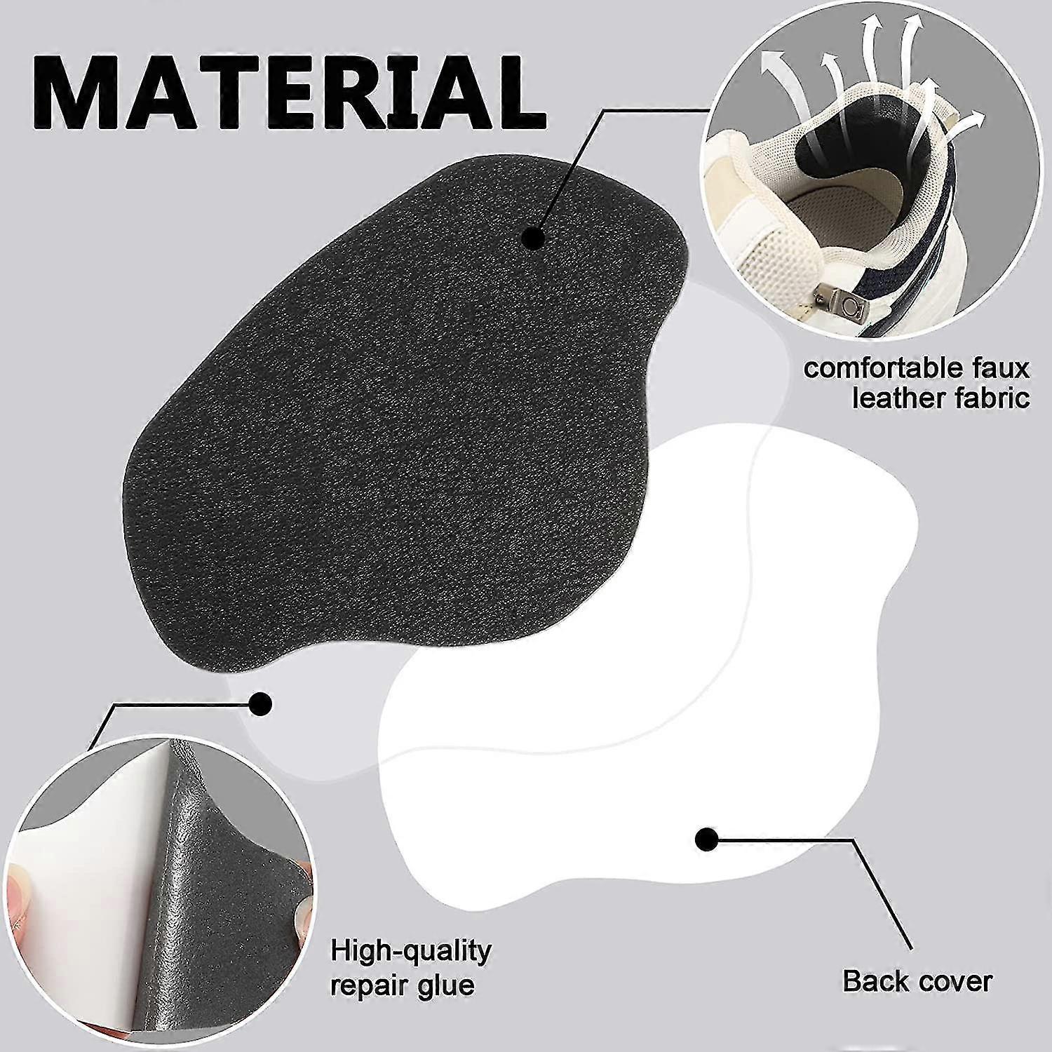 8 Pairs Shoe Heel Repair Patch Kit Shoe Sneaker Hole Repair Patch Self ...