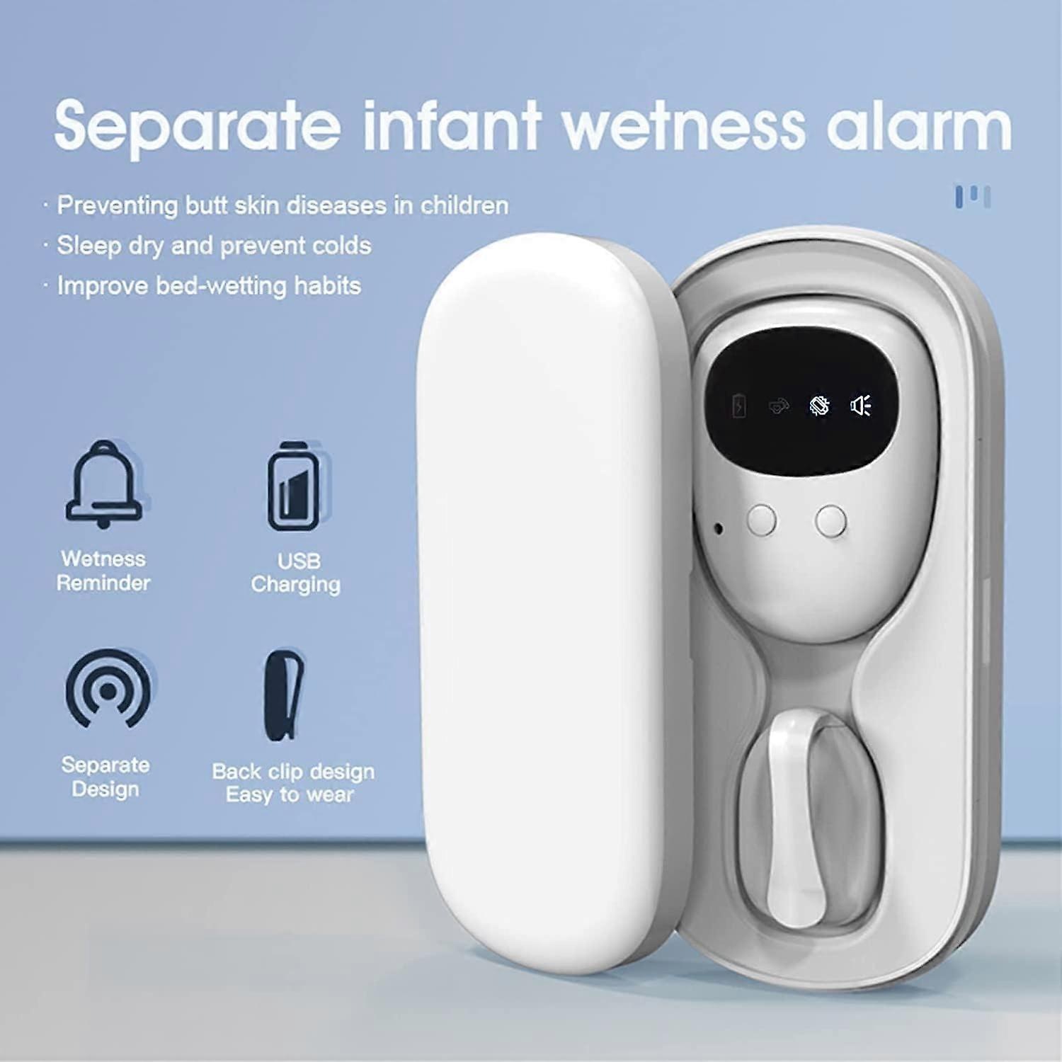 Wireless Bedwetting Alarm System, USB Rechargeable Potty Alarm with ...