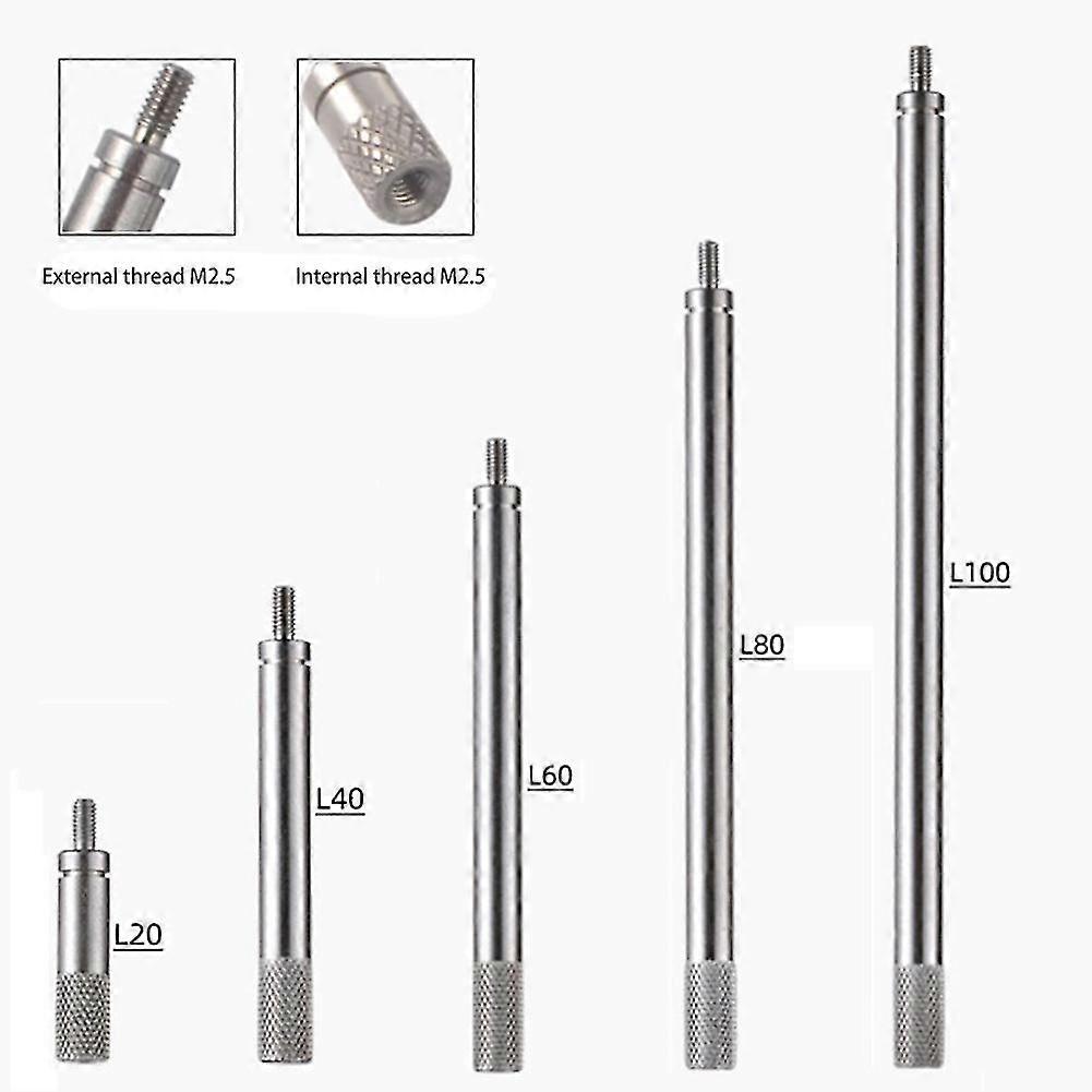 5Pcs Dial Digital Indicator Indicator Dial Rod Extension Stem Rod Set ...