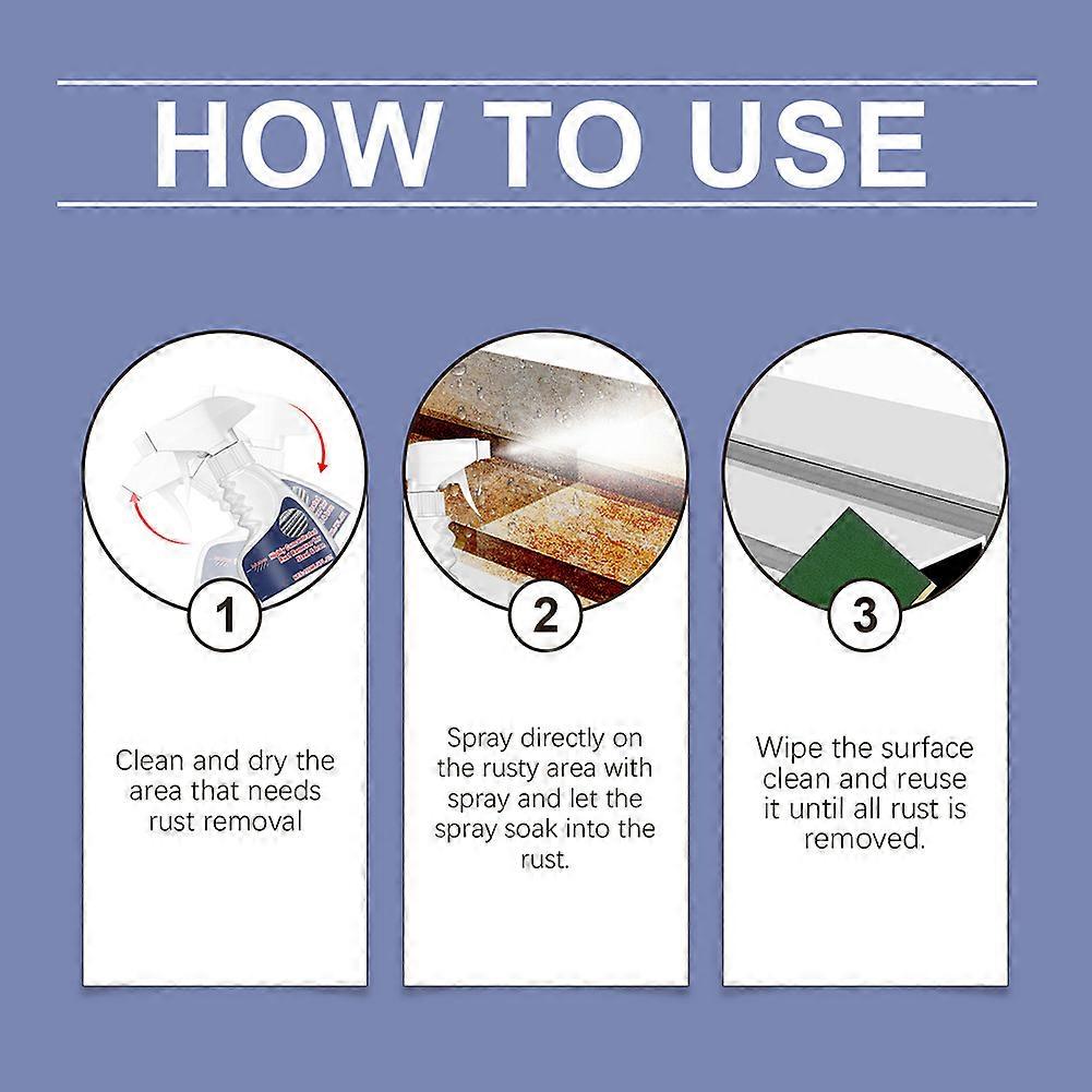 Heavy-Duty Metal Rust Remover Highly Concentrated Rust Remover for ...