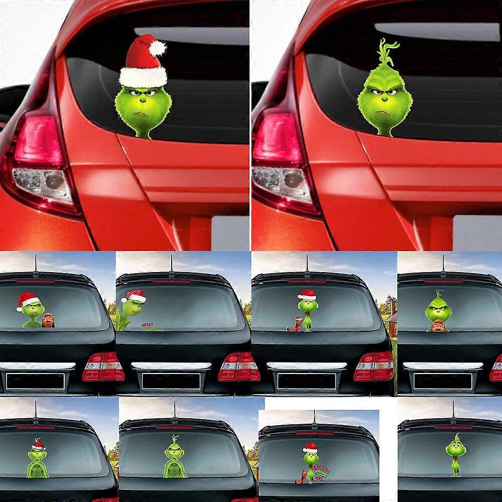 Grinch Christmas Xmas Car Window Decal Sticker Macbook Laptop iPad Home ...